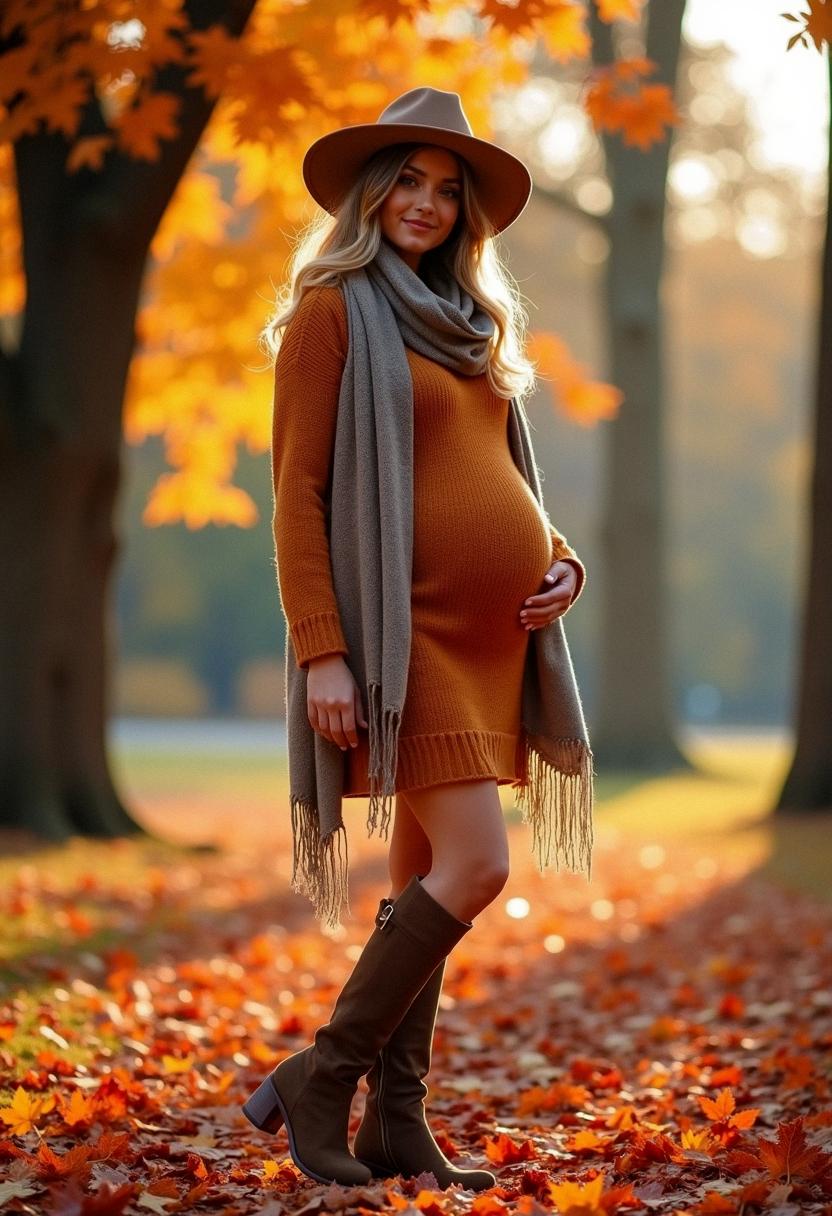 Chic Pregnancy Outfit Autumn Picks - The Chic Tribe