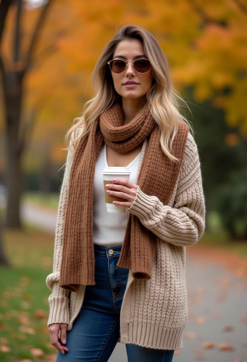 Cozy Fall Outfit With Cardigan Styles - The Chic Tribe