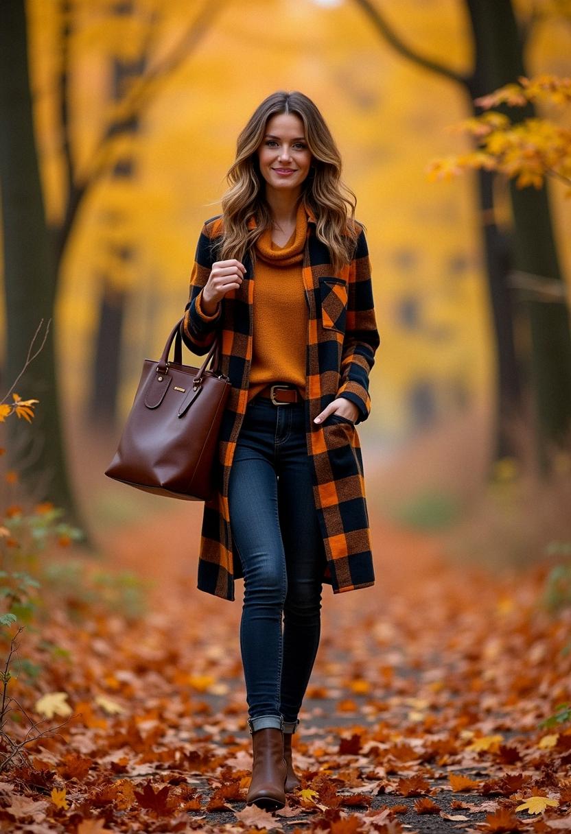 Comfy Fall Outfit Flannel Ideas - The Chic Tribe
