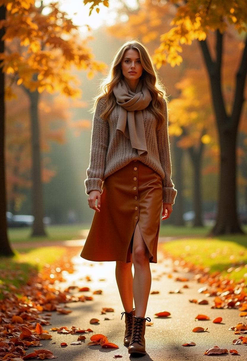Chic Fall Skirt Outfit Ideas - The Chic Tribe