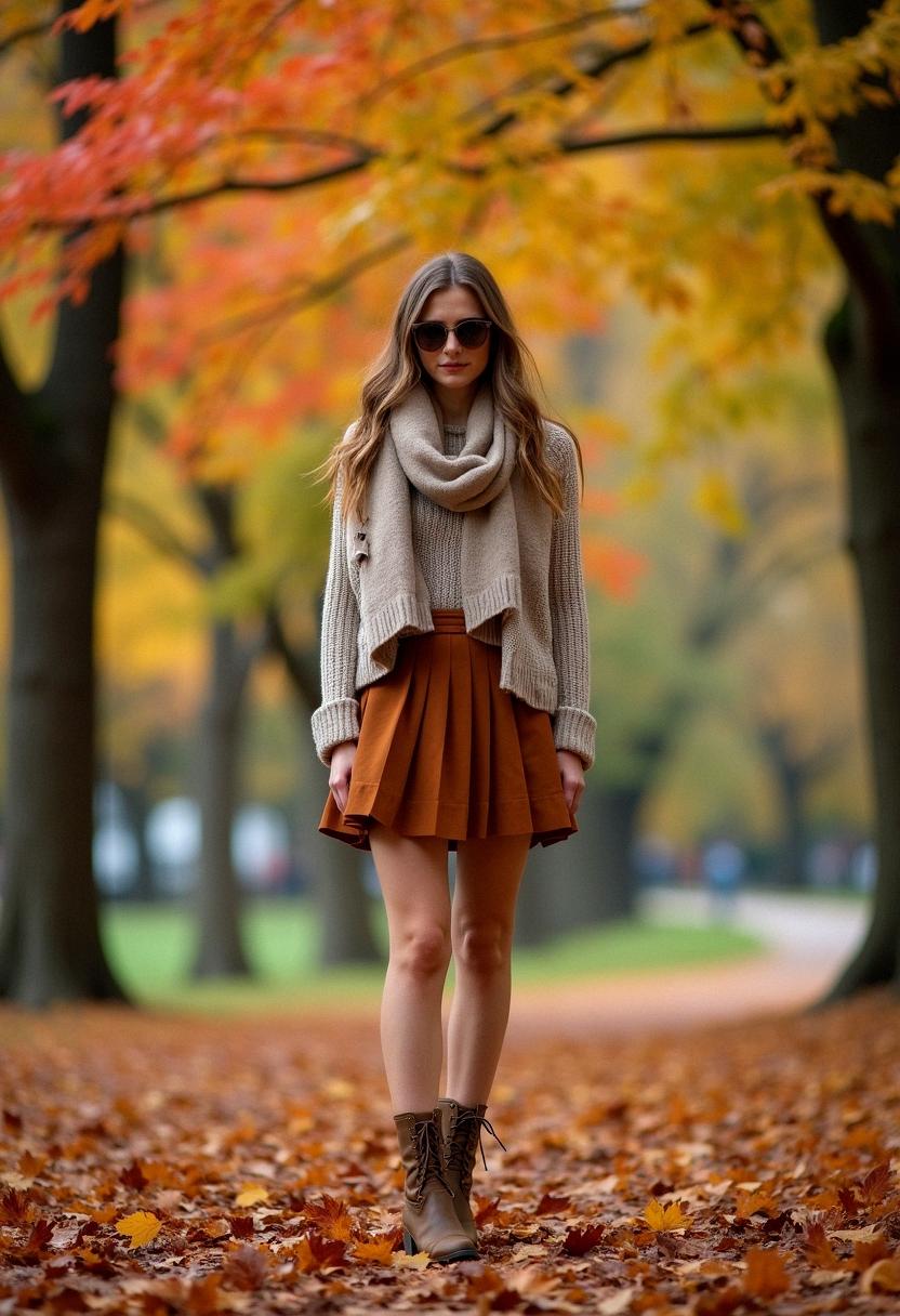 Chic Fall Skirt Outfit Ideas - The Chic Tribe