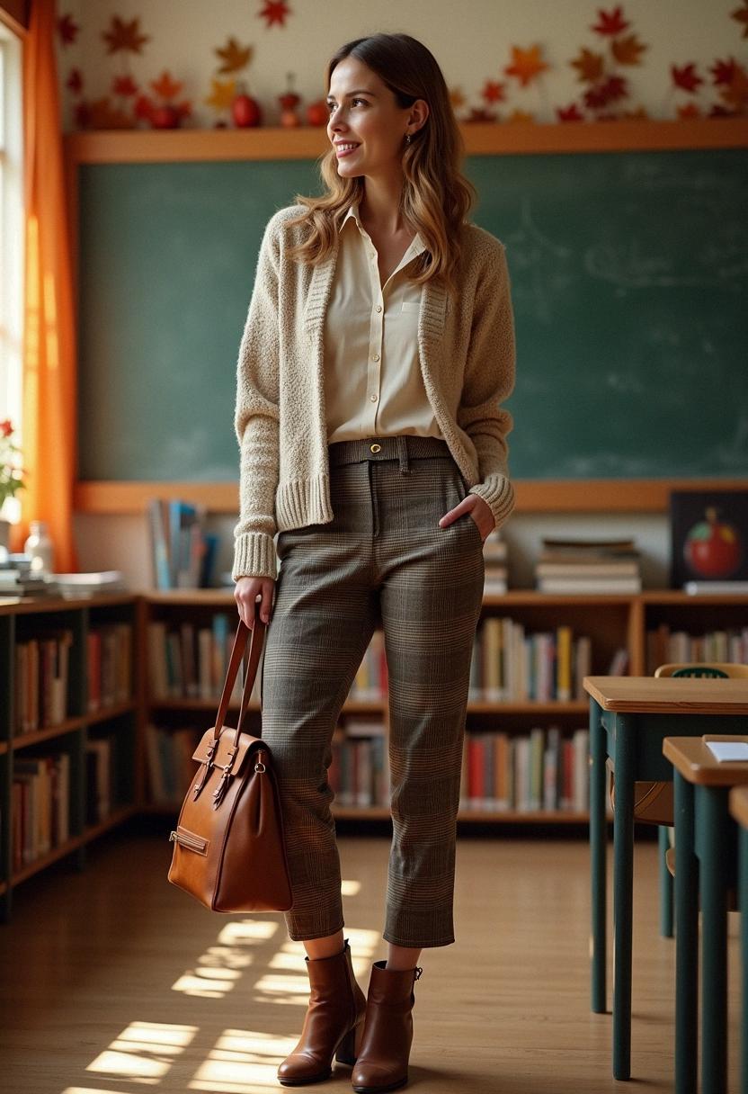 Stylish Fall Outfit For Teachers - The Chic Tribe