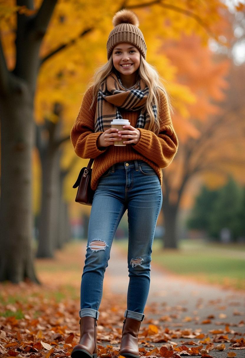 Trendy Fall Outfit For Teens - The Chic Tribe