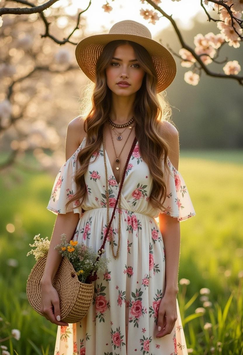 Boho Spring Outfit Ideas To Try - The Chic Tribe