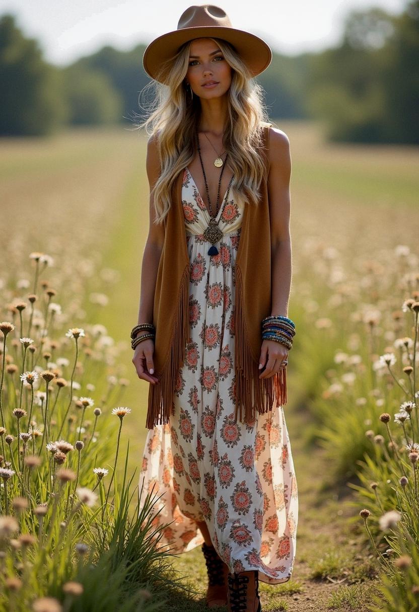 Boho Spring Outfit Ideas To Try - The Chic Tribe