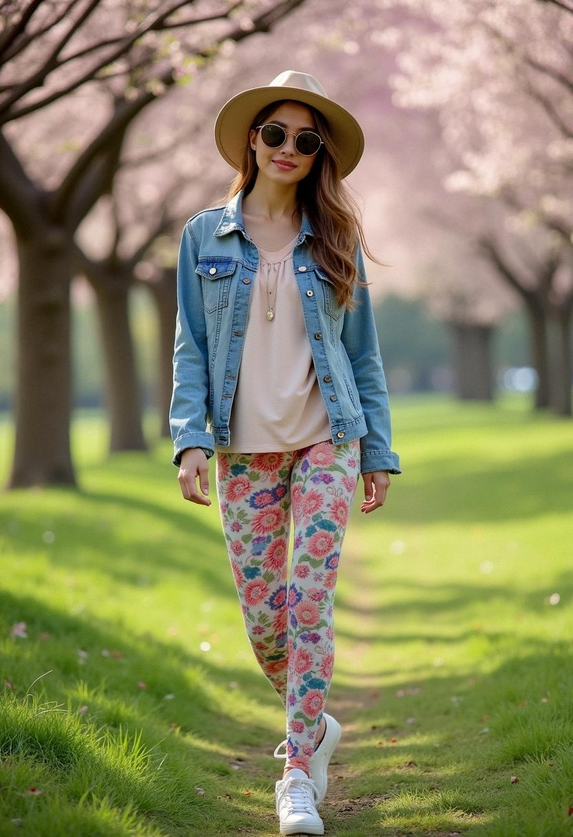 Chic Spring Outfit With Leggings Ideas - The Chic Tribe