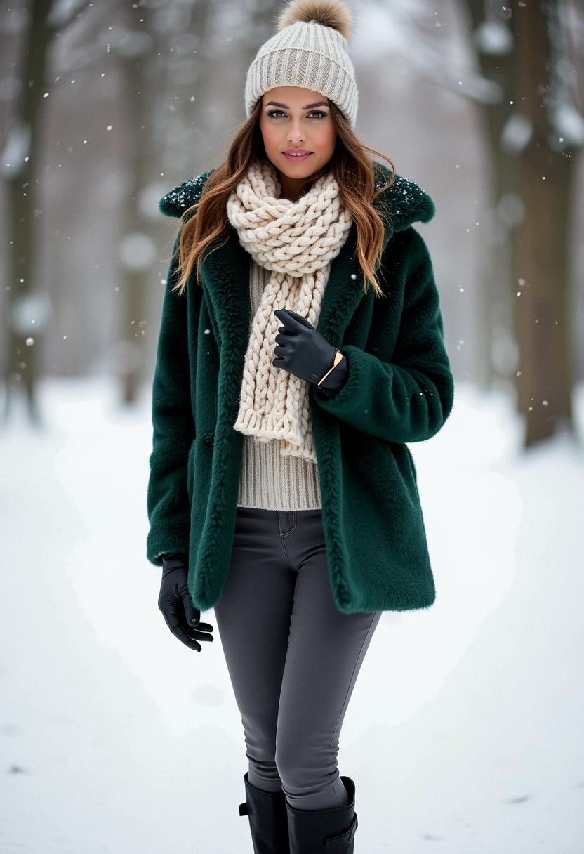 Cozy Winter Outfit For Freezing Cold Weather - The Chic Tribe