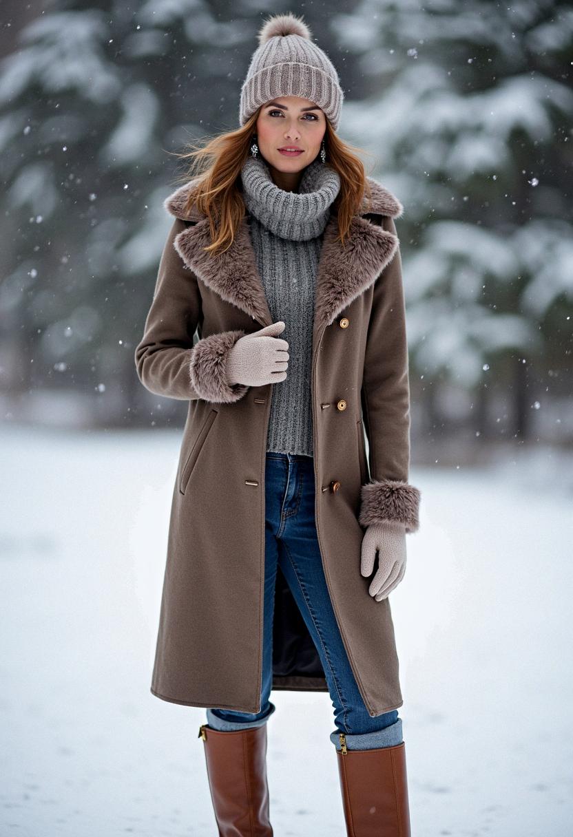 Cozy Winter Outfit For Freezing Cold Weather - The Chic Tribe