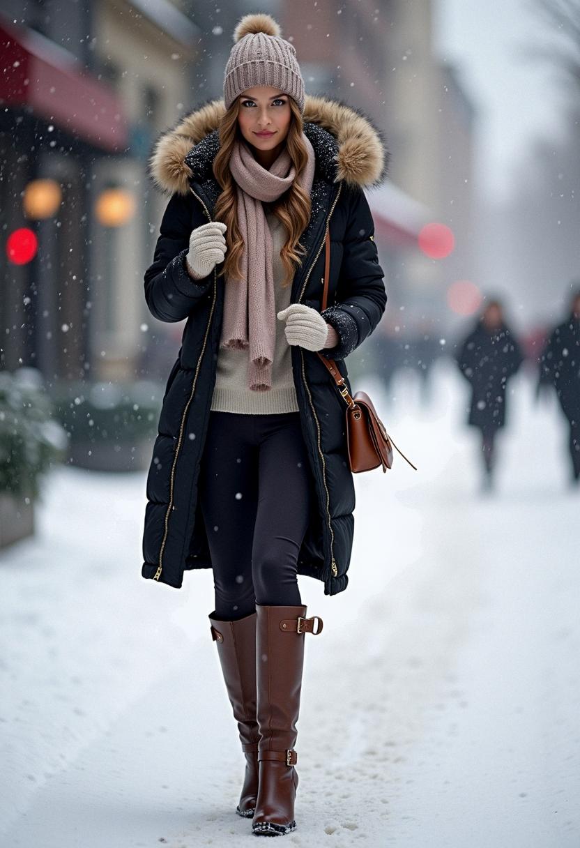 Cozy Winter Outfit For Freezing Cold Weather - The Chic Tribe