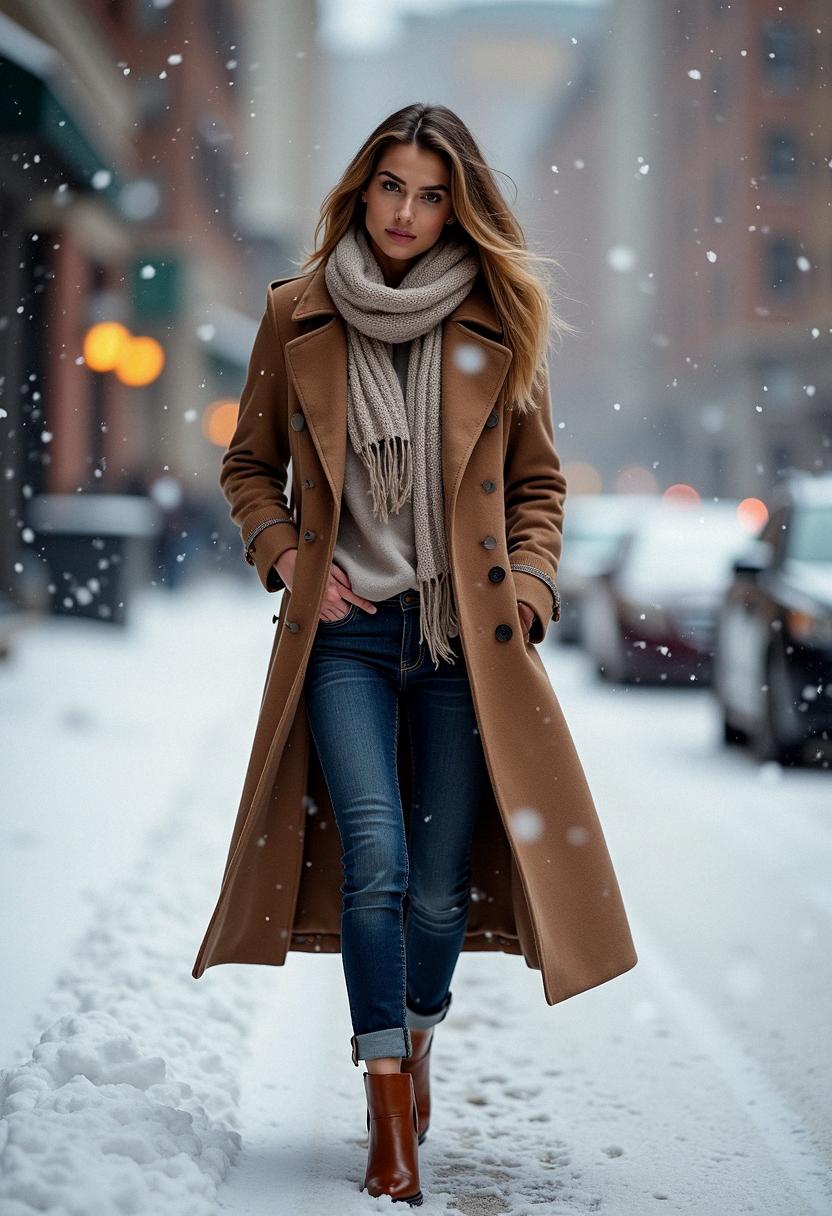 Cozy Winter Outfit With Jeans Tips - The Chic Tribe