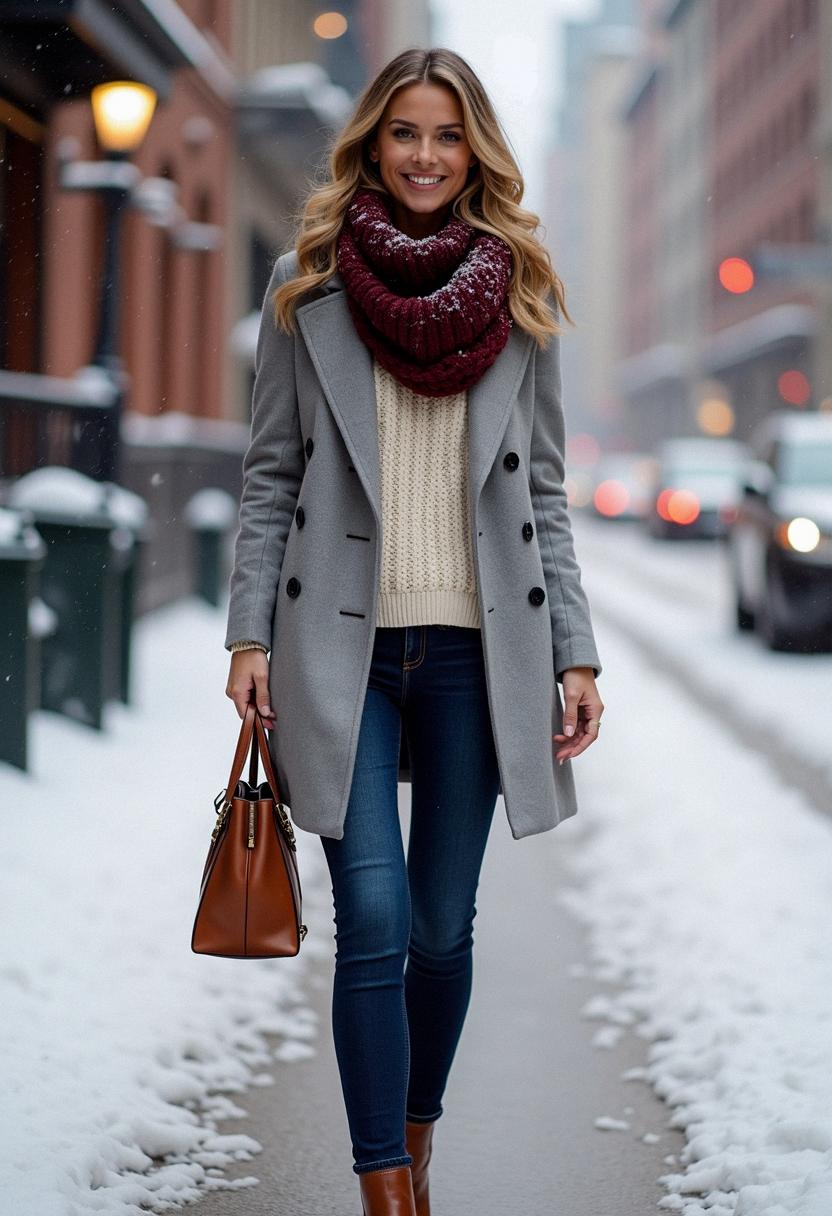 Cozy Winter Outfit With Jeans Tips - The Chic Tribe