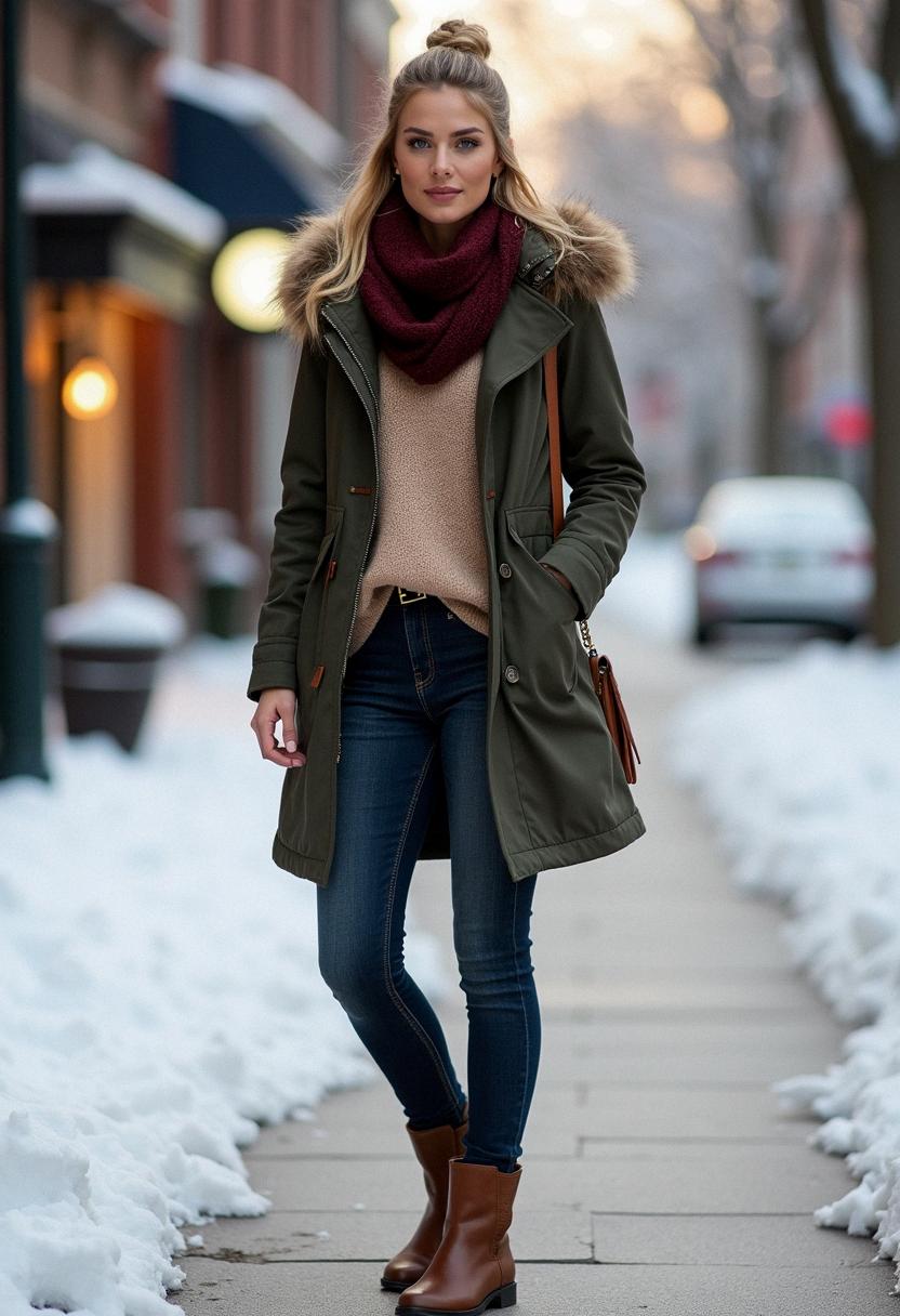 Cozy Winter Outfit With Jeans Tips - The Chic Tribe