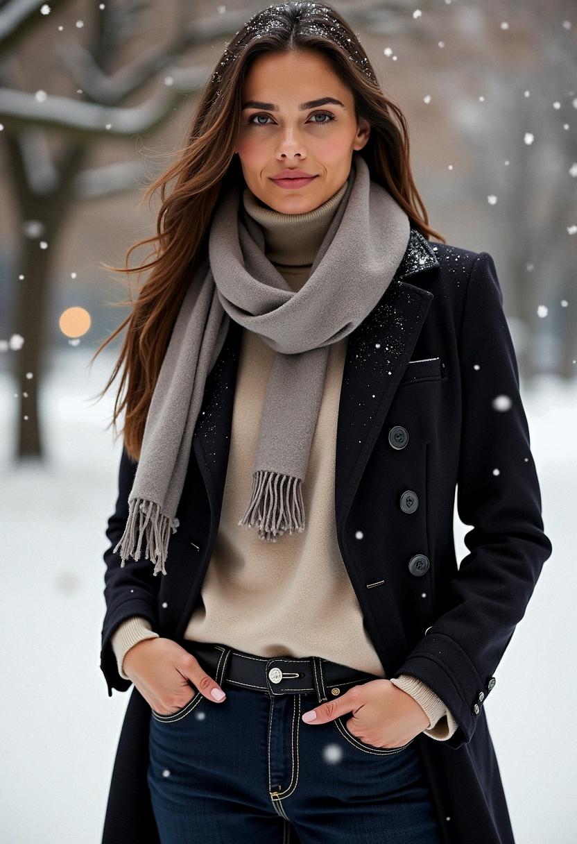 Cozy Winter Outfit Layered Style - The Chic Tribe