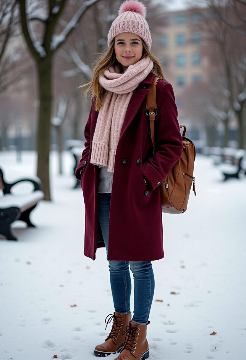 Trendy Winter Outfit For Teen Style - The Chic Tribe