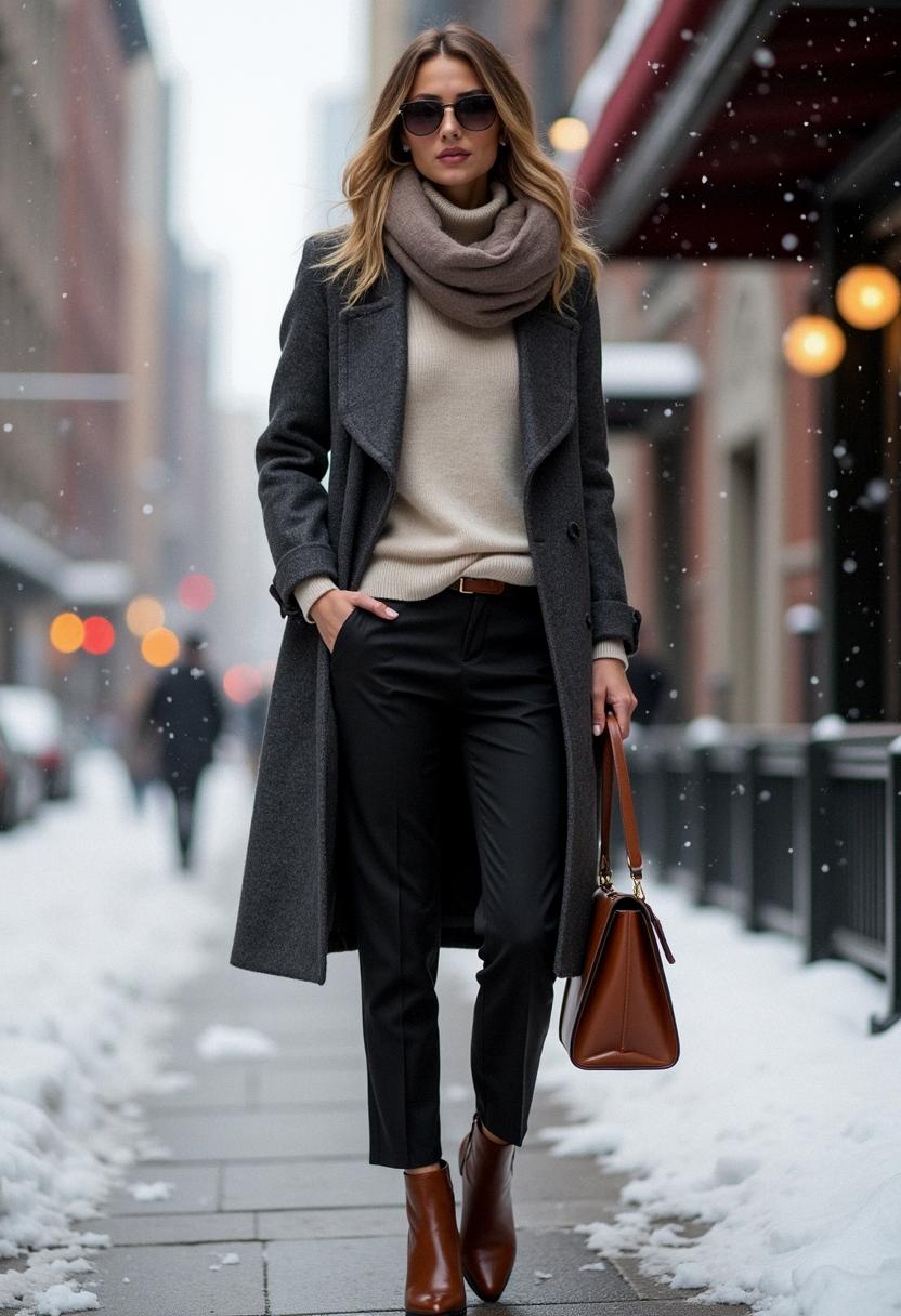 Best Winter Outfit For Work - The Chic Tribe