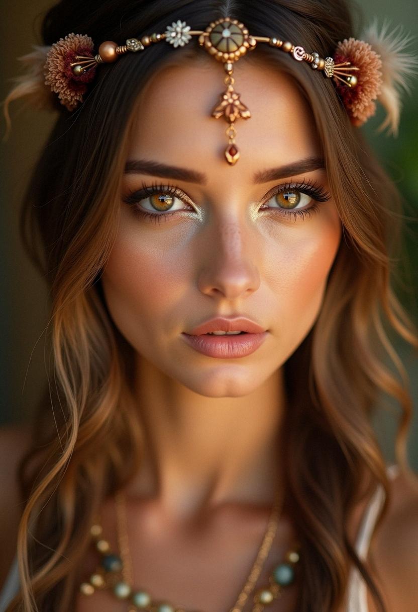 Boho Makeup Hazel Eyes Tips - The Chic Tribe