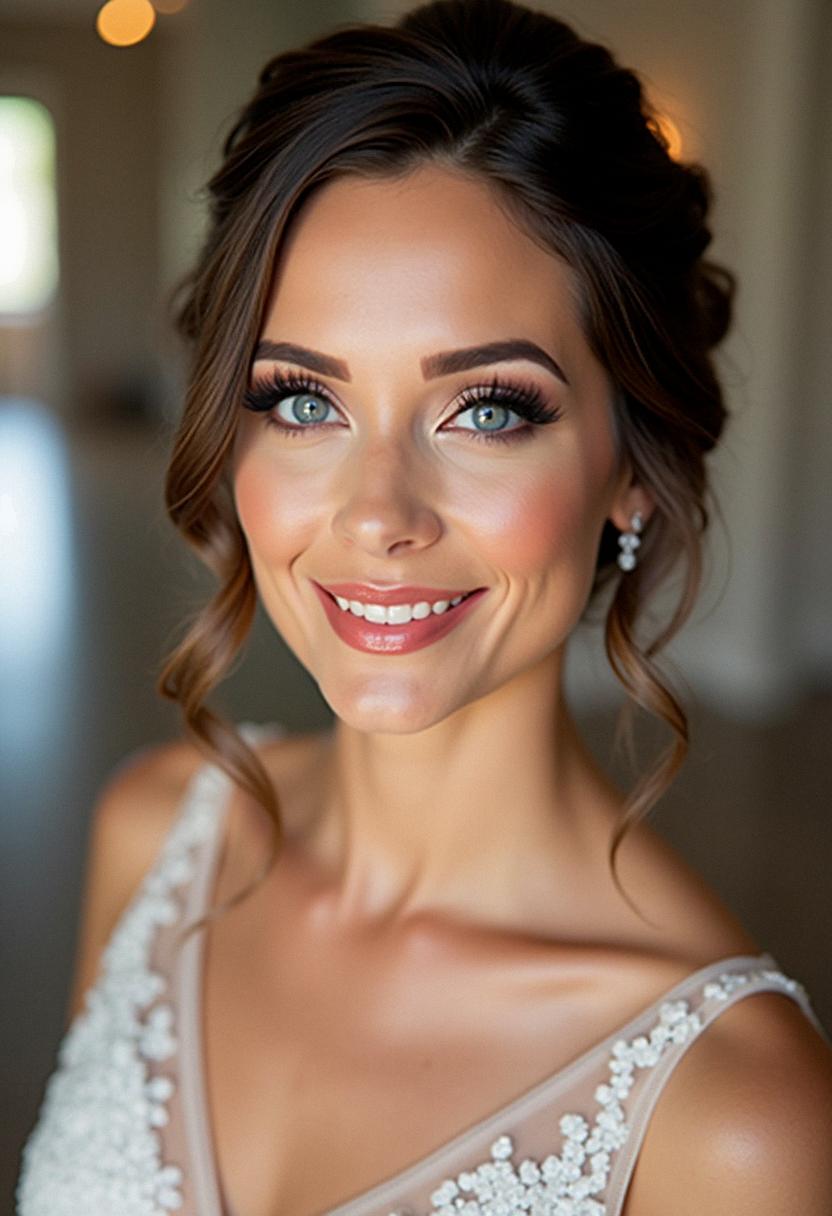 Stunning Bold Wedding Makeup For Blue Eyes - The Chic Tribe