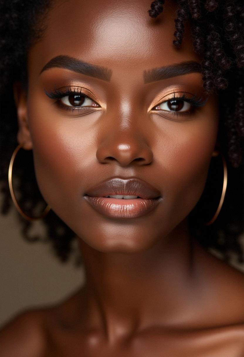 Flawless Bronze Makeup Dark Skin Guide - The Chic Tribe