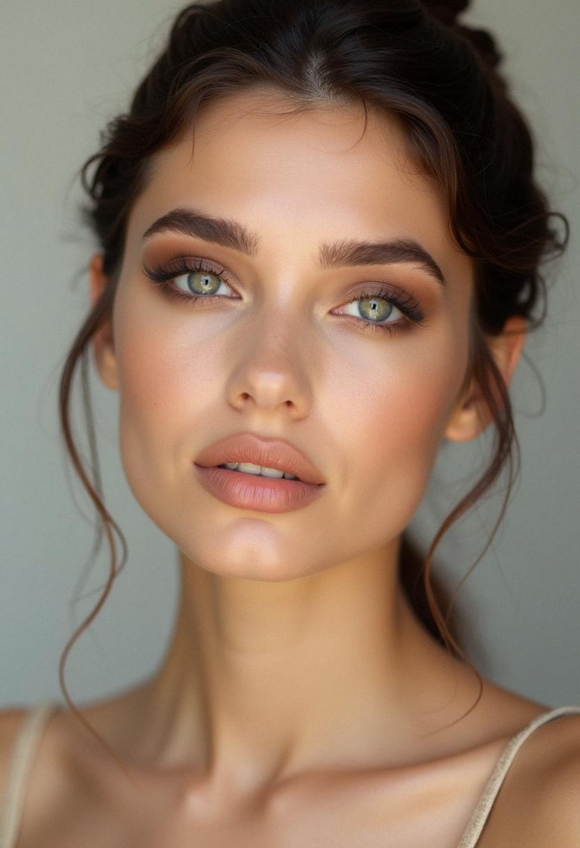 Effortless Brown Eye Makeup Minimal Look - The Chic Tribe