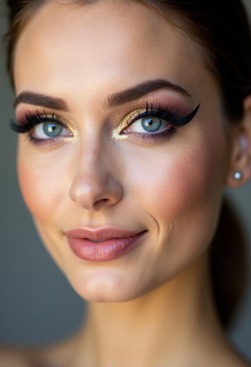 Stunning Formal Makeup For Blue Eyes - The Chic Tribe