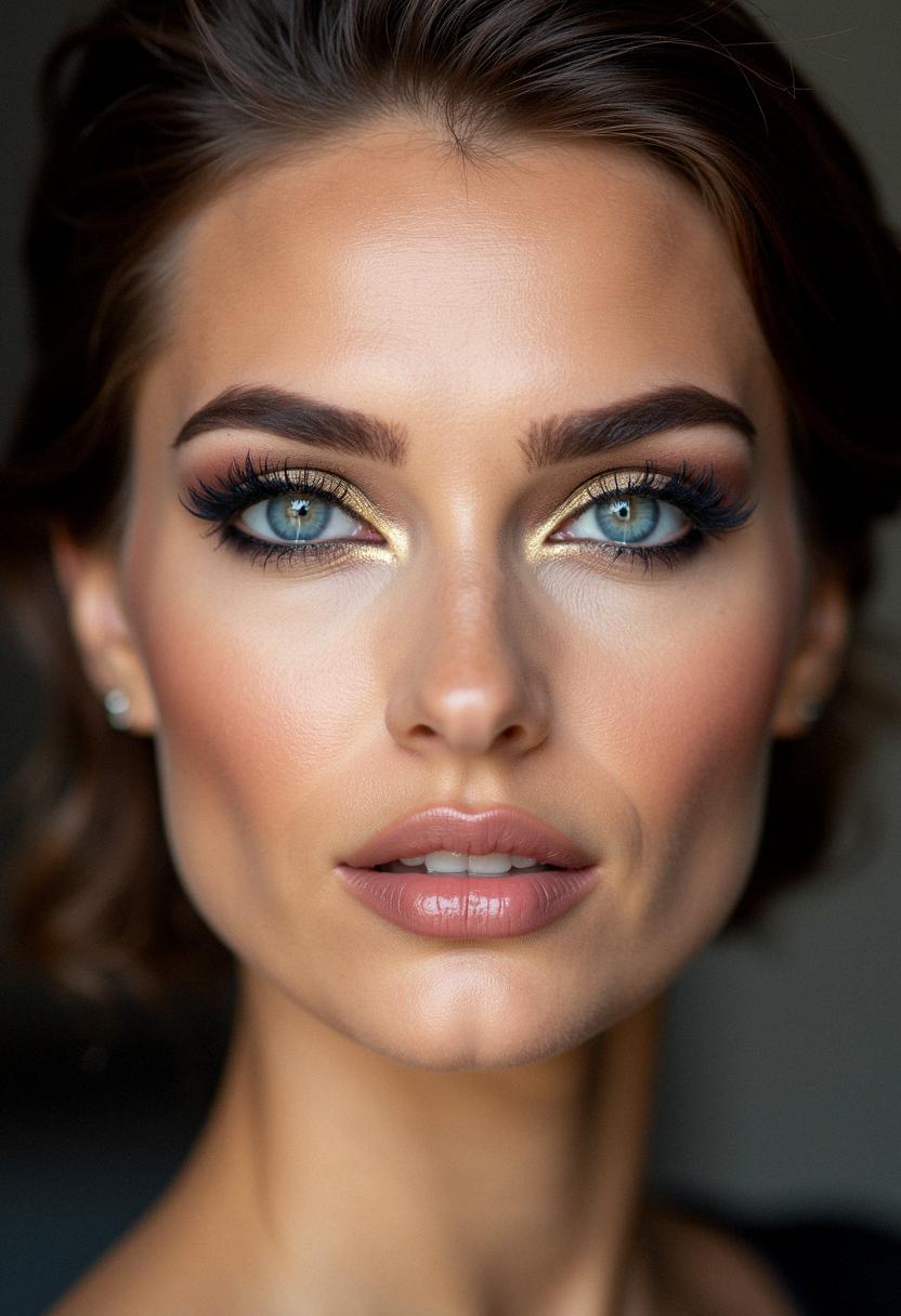 Stunning Formal Makeup For Blue Eyes - The Chic Tribe