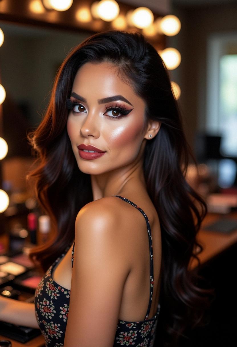 Full Makeup Latina Glam Tips - The Chic Tribe