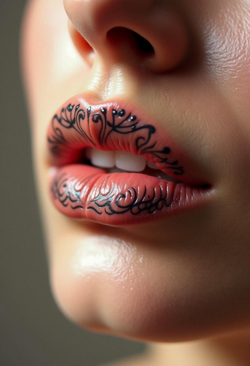 Lips Tattoo Trends & Tips - The Chic Tribe