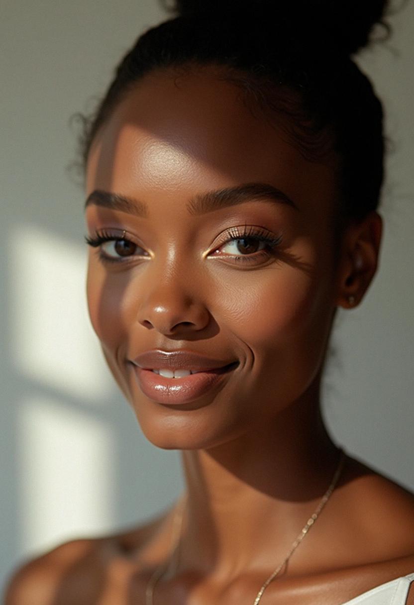 Natural Glam Makeup Dark Skin Tips - The Chic Tribe