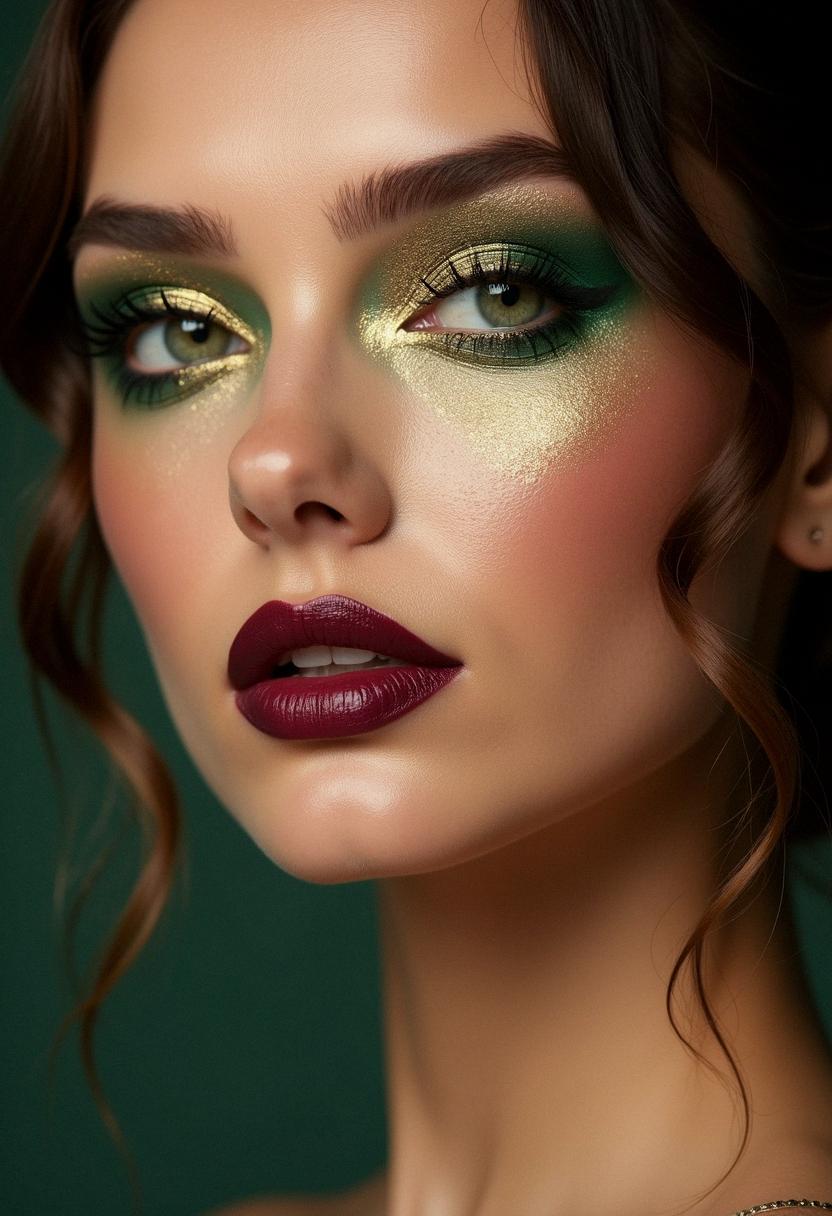 Flawless Night Out Makeup Green Eyes - The Chic Tribe