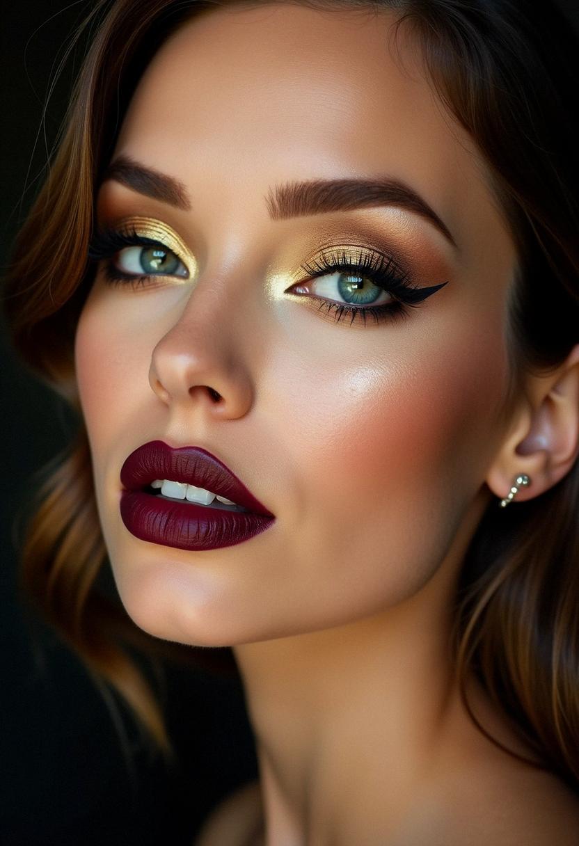 Flawless Night Out Makeup Green Eyes - The Chic Tribe